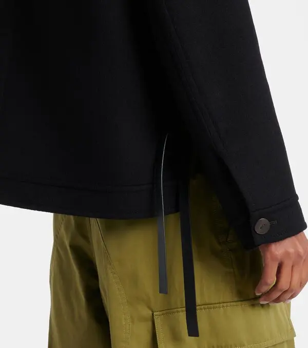 Loewe Wool And Cashmere Jacket - Black