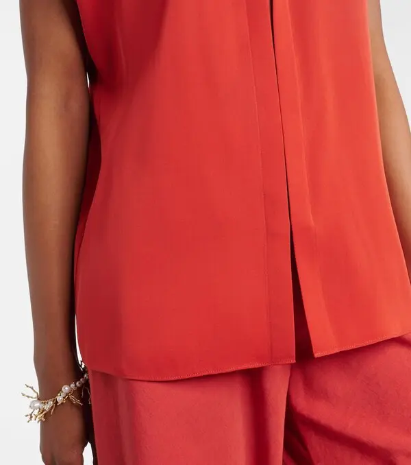 Vince Silk-blend Blouse