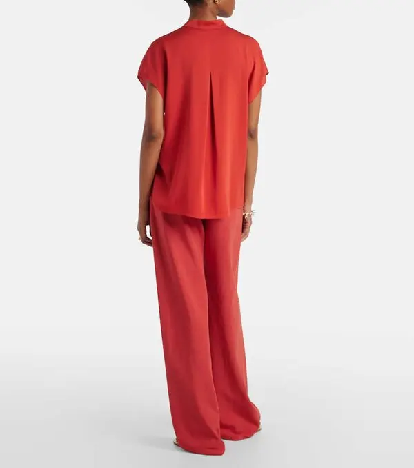 Vince Silk-blend Blouse