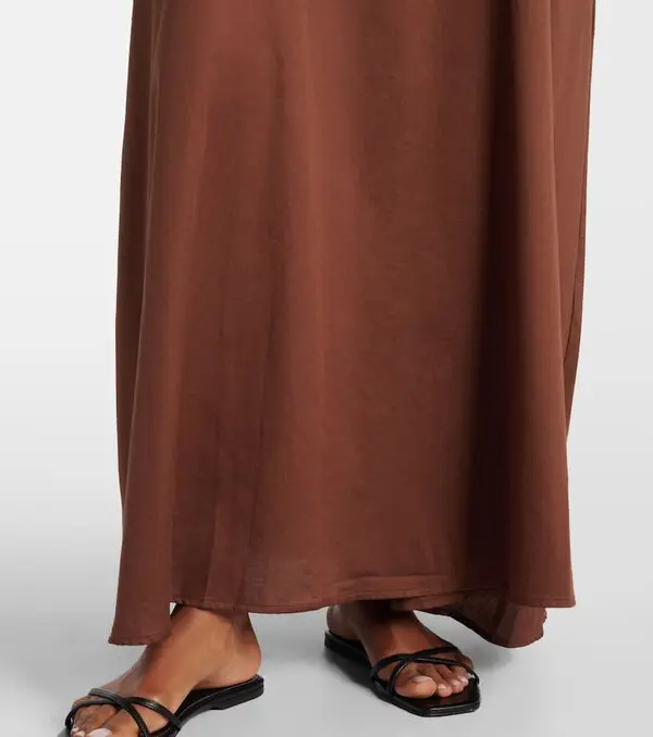 LESET Yoko Cotton Maxi Dress