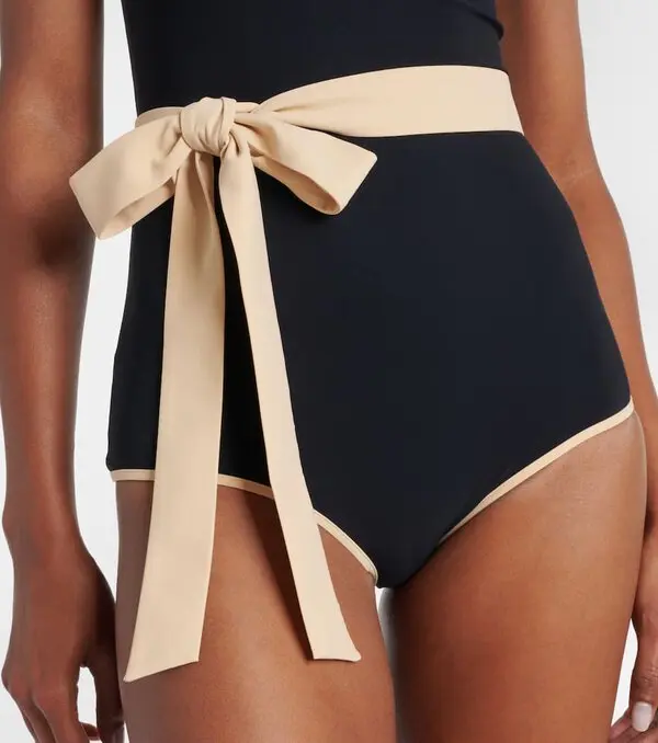 Valentino Garavani Escape Belted Swimsuit