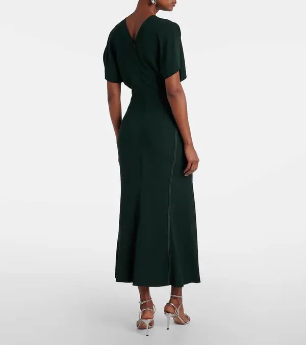 Victoria Beckham Gathered Midi Dress