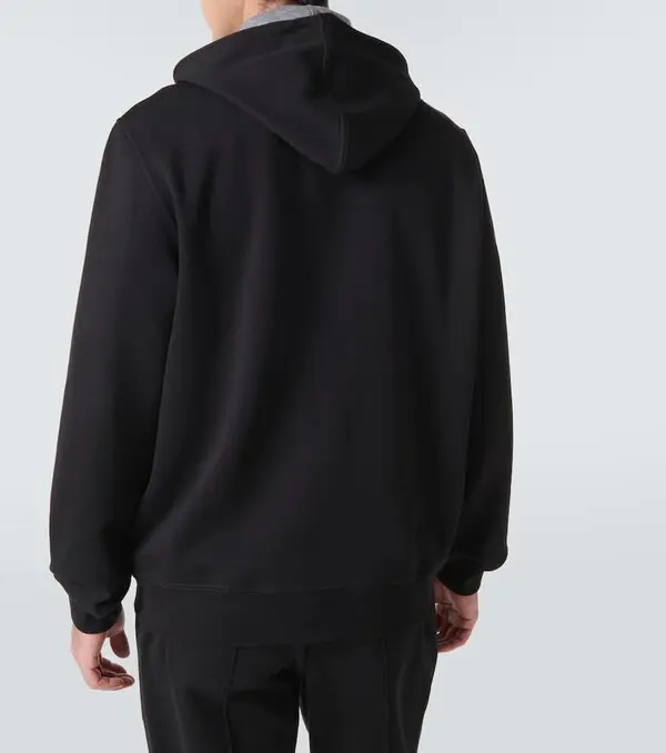 Brunello Cucinelli Cotton-blend Hoodie - Black