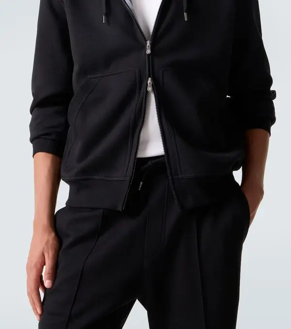 Brunello Cucinelli Cotton-blend Hoodie - Black