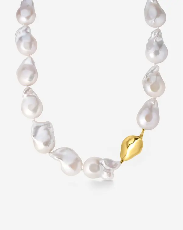 Ring Concierge Baroque Pearl Necklace - One-color