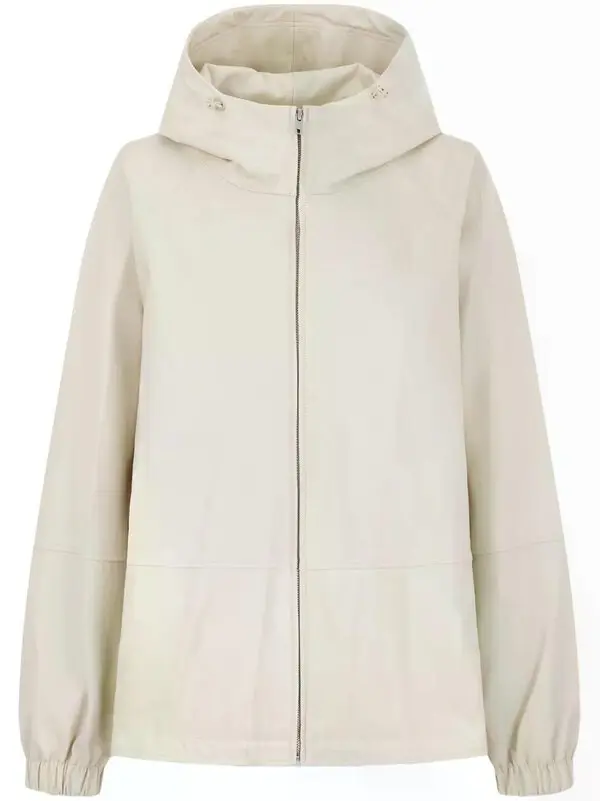 STUDIO TOMBOY Hooded Faux-leather Jacket
