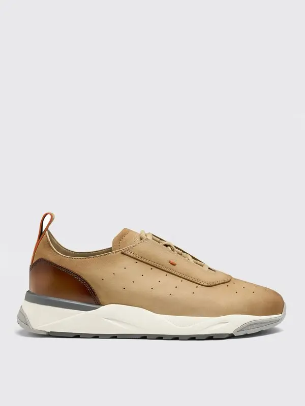Santoni Lace-up Sneakers - Natural