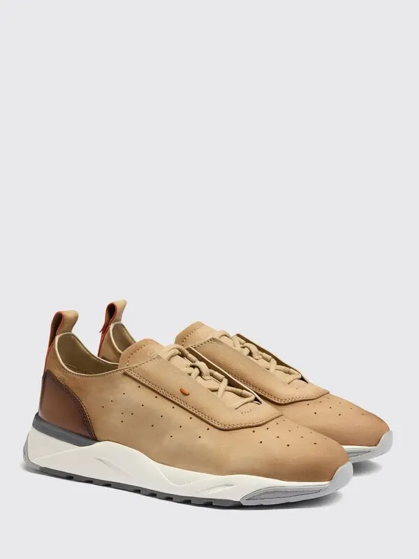 Santoni Lace-up Sneakers - Natural