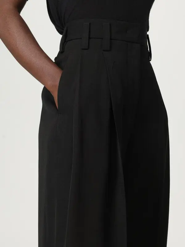 JIL SANDER Tailored Wide Leg Pants - Black