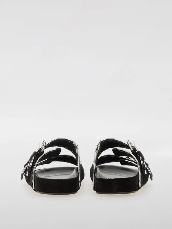 Isabel Marant Étoile Studded Flat Sandals - Black