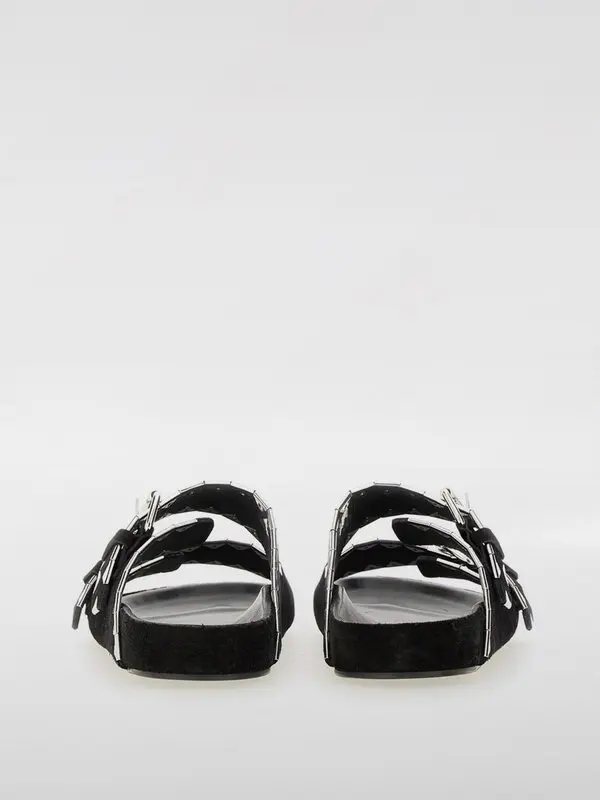 Isabel Marant Étoile Studded Flat Sandals - Black