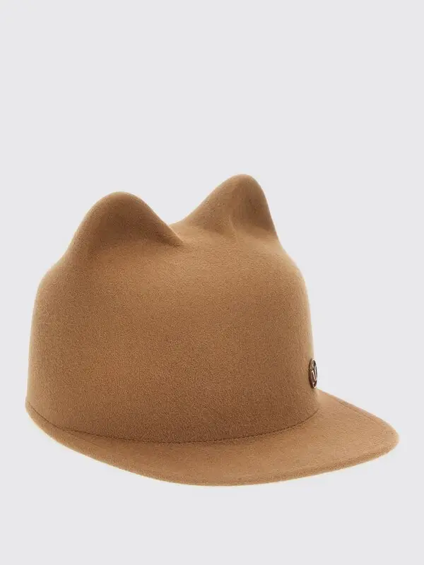MAISON MICHEL Felted Hat - Brown