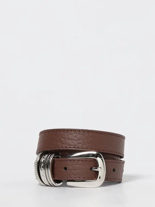 ORTIGNI Leather Belt - Brown