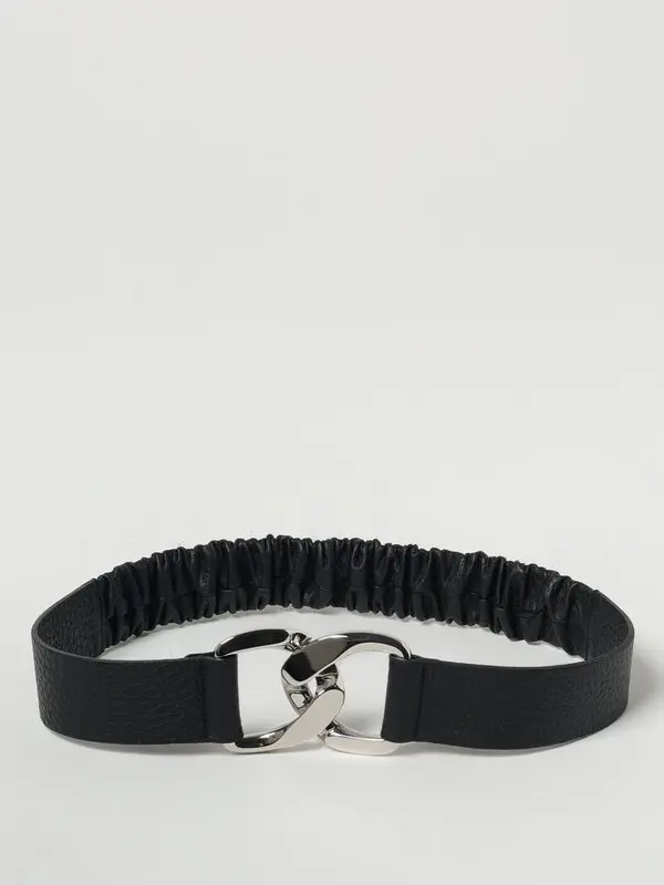 ORTIGNI Leather Belt - Black