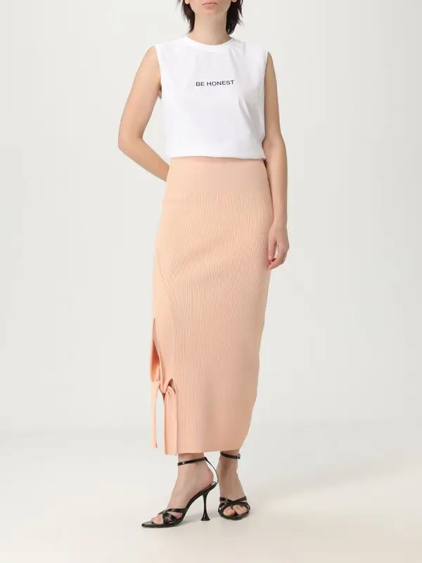 Victoria Beckham Ribbed Skirt