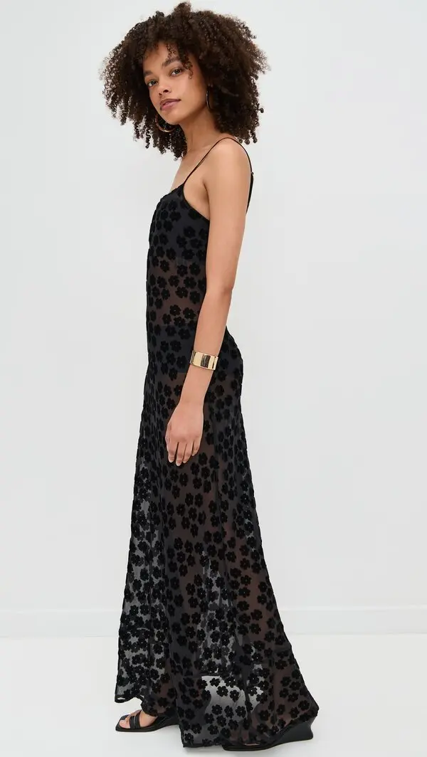 VRG GRL Iris Bias Cut Maxi Dress