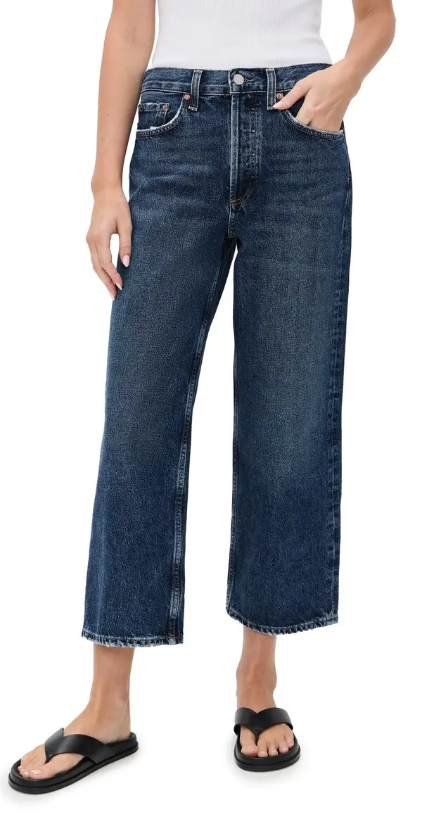 AGOLDE Arc Straight Leg Jeans - Shortwave