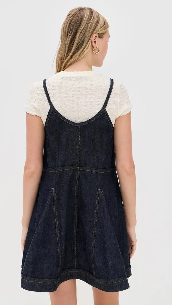 Rachel Comey Carill Denim Mini Dress In Indigo - 30% Off | Editorialist