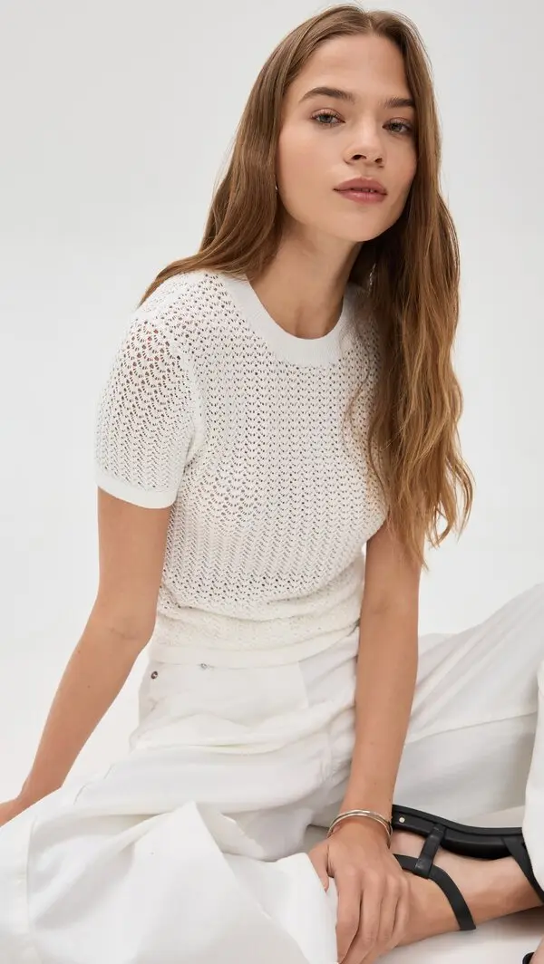 Joe's Jeans The Crochet Baby Tee