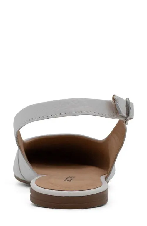 BOTTERO Botsamya Xxiv Slingback Flat - Blanco/ Brown Sugar