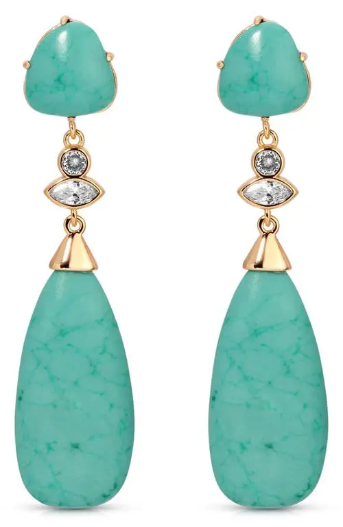 Ettika Drop Earrings - Turquoise
