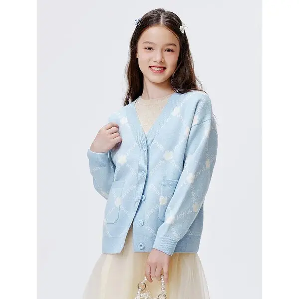 BALABALA Joyful Bloom Knit Cardigan