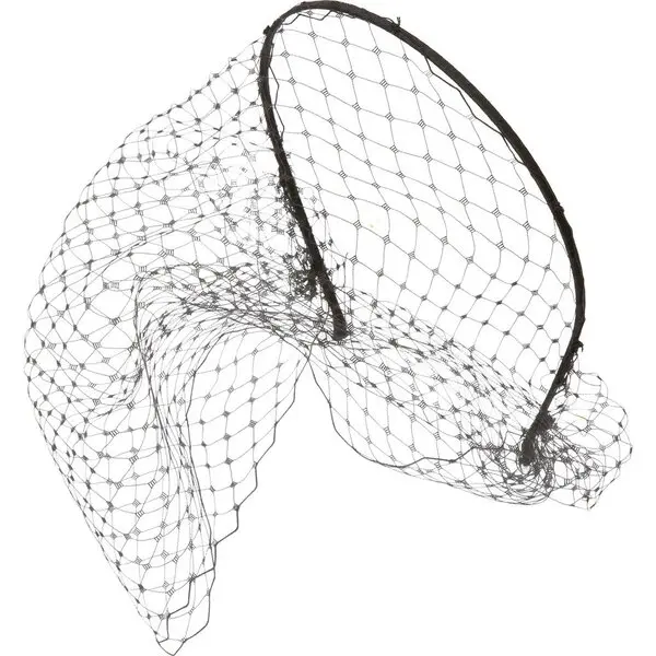 JENNIFER BEHR Voilette Silk Headband With Mesh Veil - Black