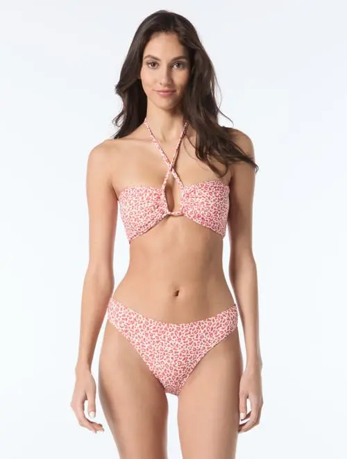 Vince Camuto Crossover Bandeau Bikini Top - Cinnabar