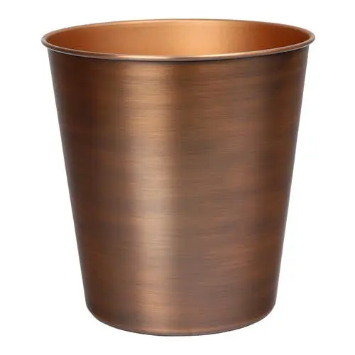 HAPPIMESS Nolan Modern Classic Smooth Steel 2-gallon Wastebasket - Antique Copper