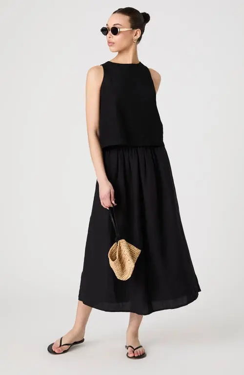French Connection Birdie Sleeveless Trapeze Top