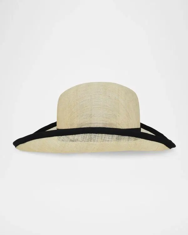 GIGI BURRIS MILLINERY Belle Sinamay Cowboy Hat - Natural
