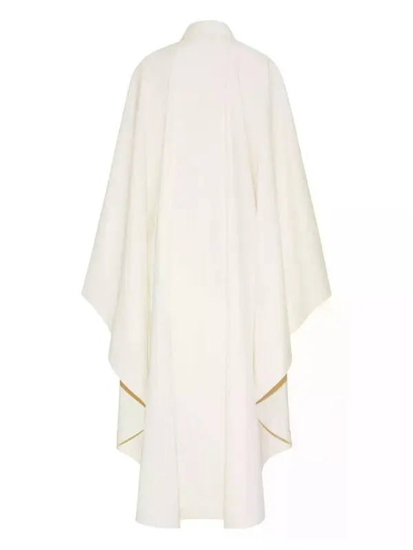 Adam Lippes Cotton Twill Asymmetrical Poncho