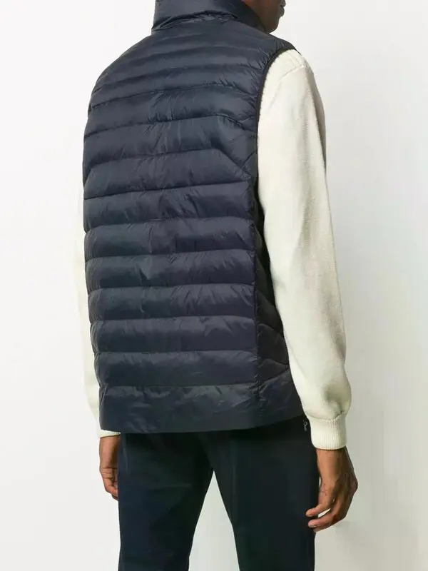 Polo Ralph Lauren Logo-embroidered Puffer Gilet - Blue