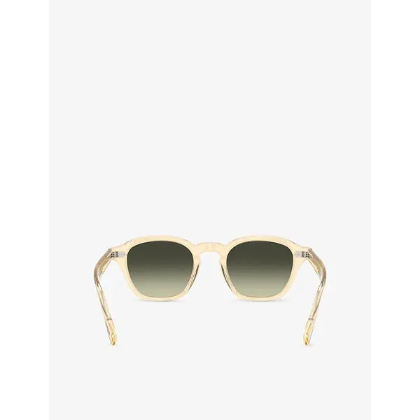 Oliver Spencer Eyles Square-frame Sunglasses - Cream