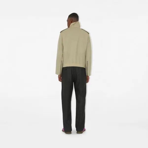 Burberry Cotton Nylon Jacket - Beige Beige