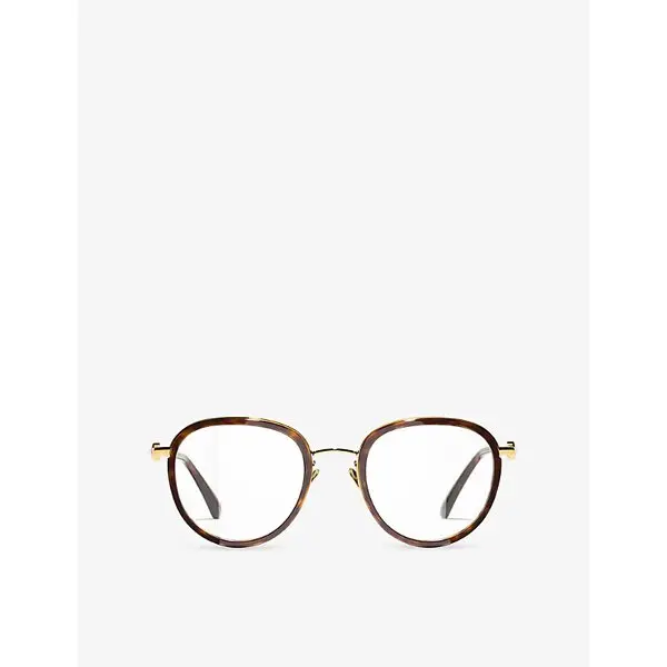 Chanel Ch2220 Panto Optical Glasses - Brown