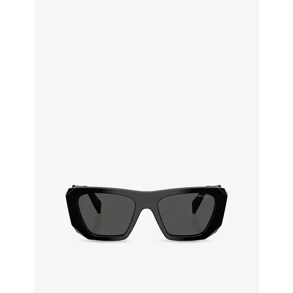 Prada Pr B18s Square-frame Sunglasses - Black