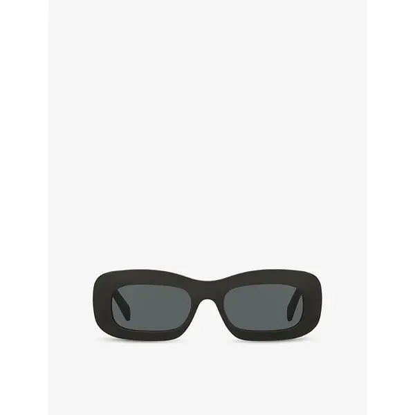 Celine Cat-eye Acetate Sunglasses - Black