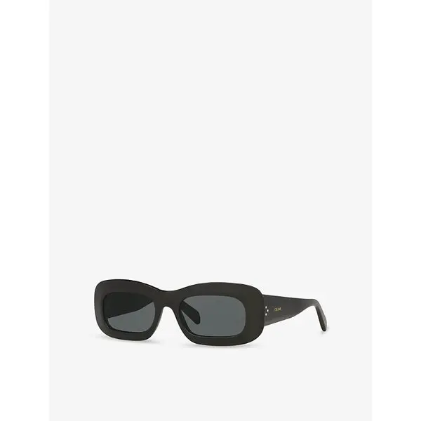 Celine Cat-eye Acetate Sunglasses - Black