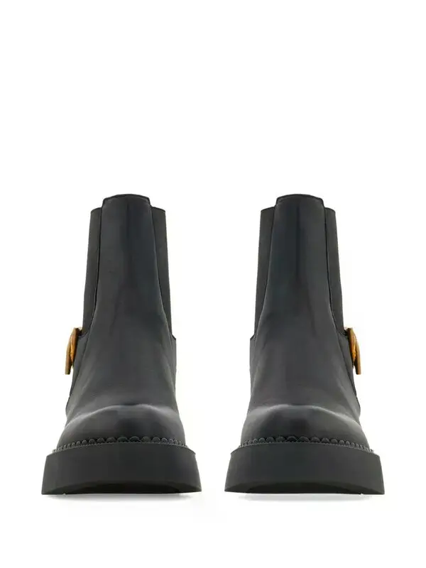 FERRAGAMO Gancini-embellished Ankle Boots