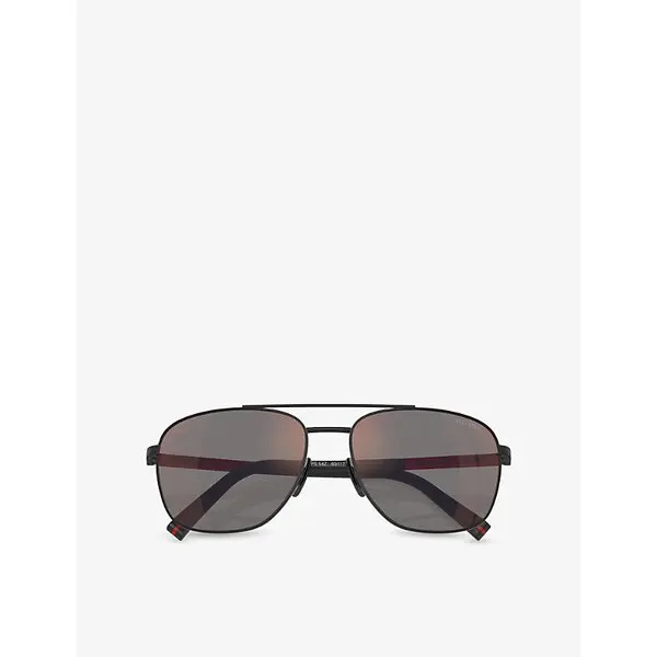 Prada Ps 54zs Pilot-frame Sunglasses - Black