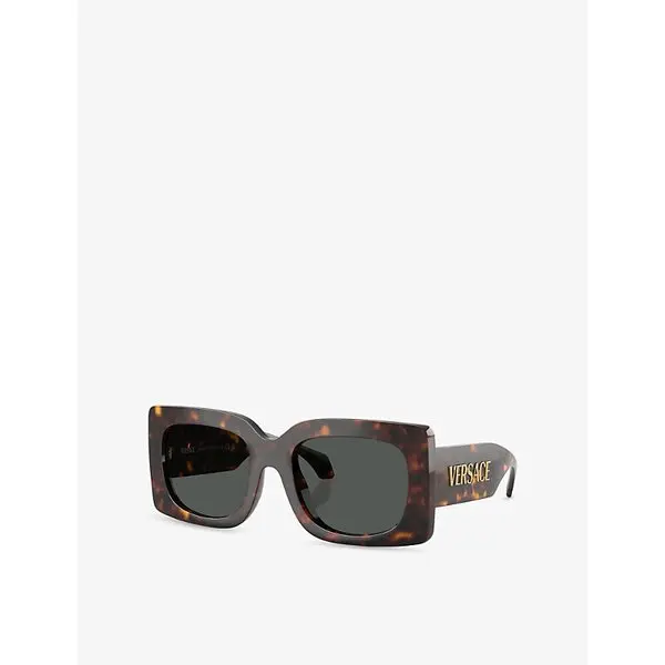 Versace Ve4496u Square-frame Acetate Sunglasses