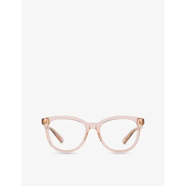 Gucci Acetate Cat-eye Frame Optical Glasses - Pink