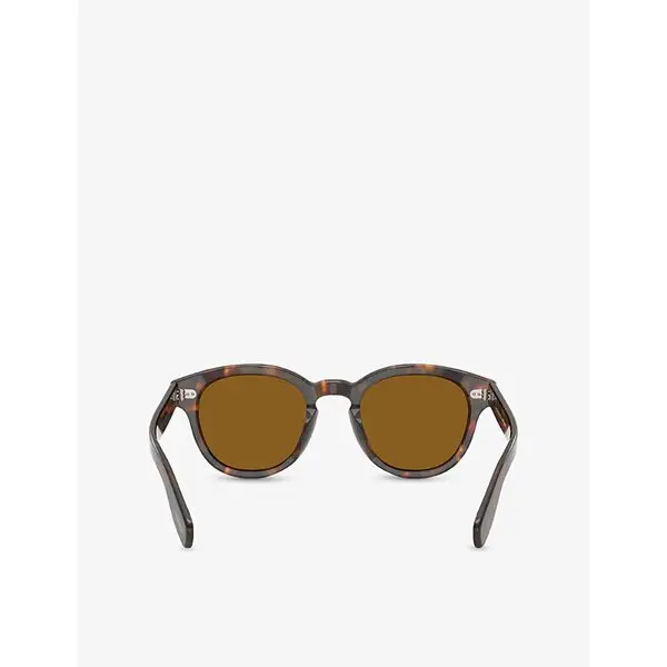 Oliver Spencer Cary Grant Round-frame Sunglasses - Brown