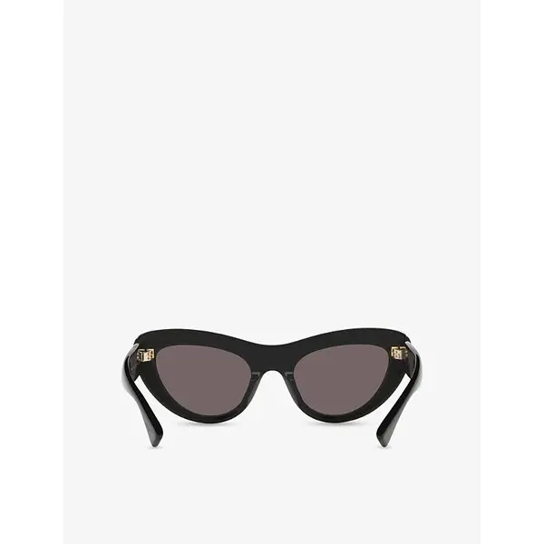 Bottega Veneta Cat-eye Acetate Sunglasses - Black
