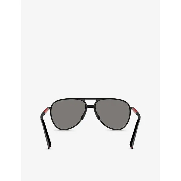 Prada Pilot-frame Metal Sunglasses