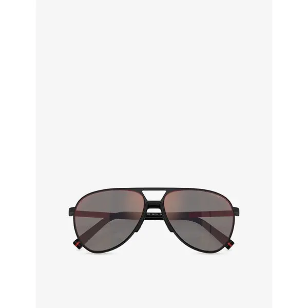 Prada Pilot-frame Metal Sunglasses