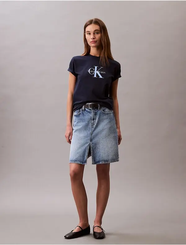 Calvin Klein Monologo Graphic T-shirt - Dark Sapphire