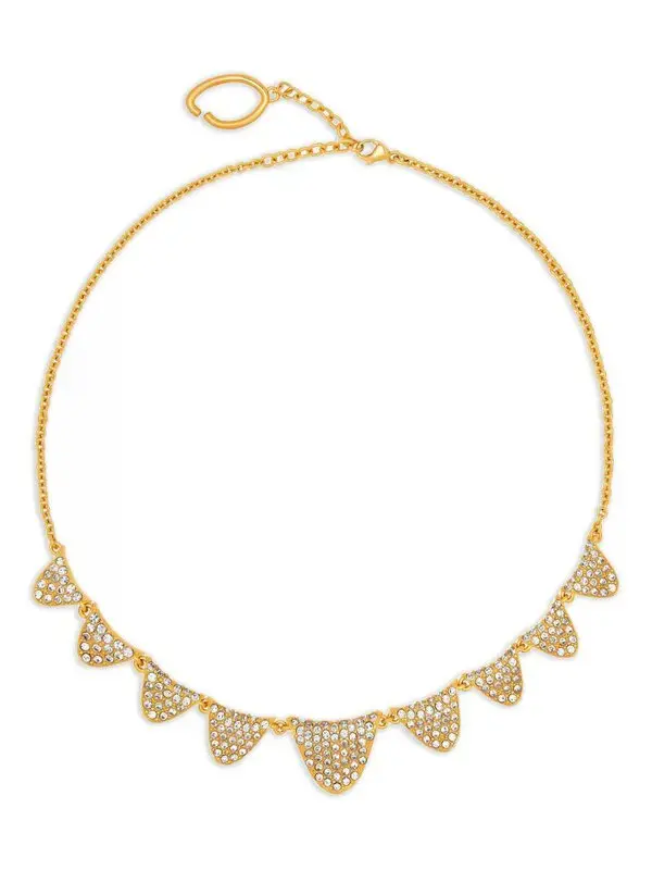 Oscar De La Renta Crystal-embellished Necklace - Gold