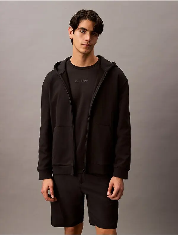 Calvin Klein Sport Zip Hoodie - Black